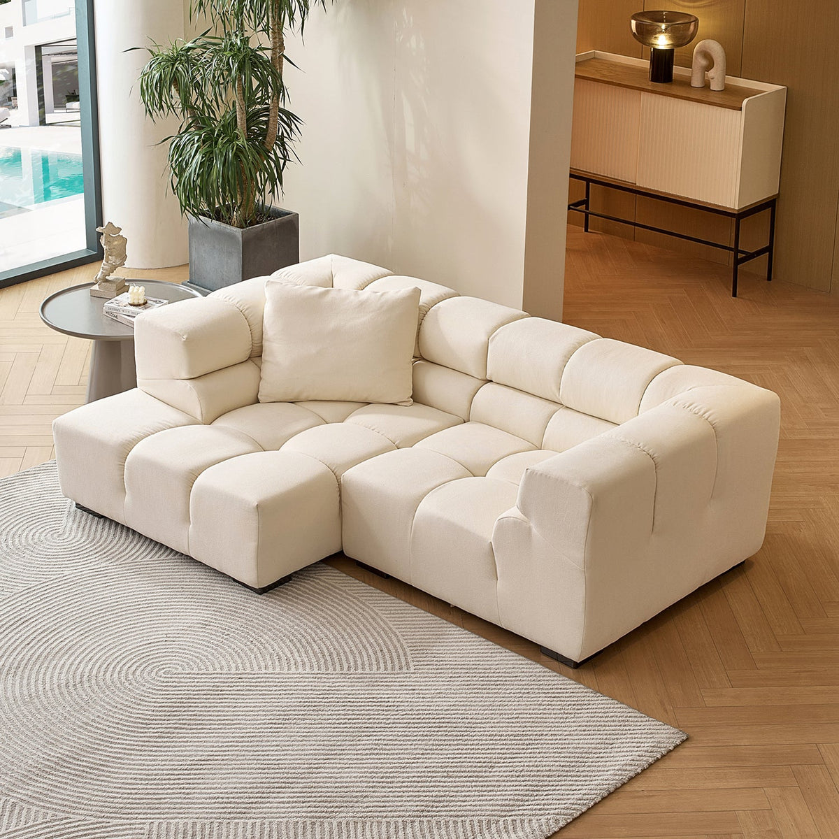 Amora Sectional High Arm